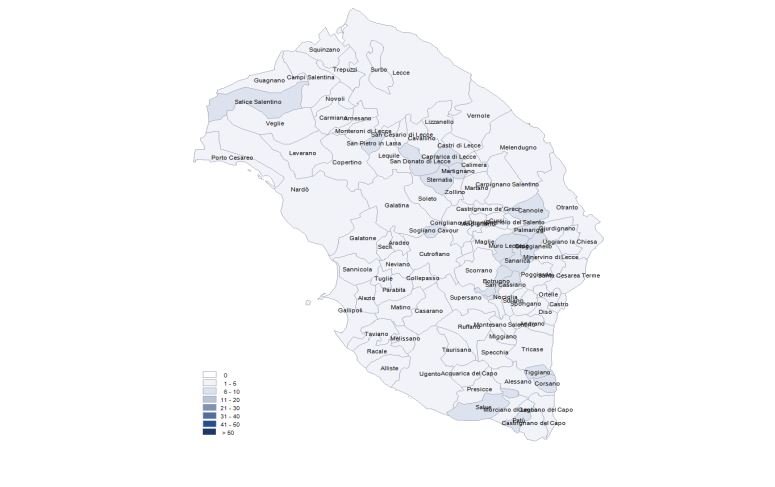 Report covid Asl, 2.915 attualmente positivi in provincia, 340 a Lecce ...
