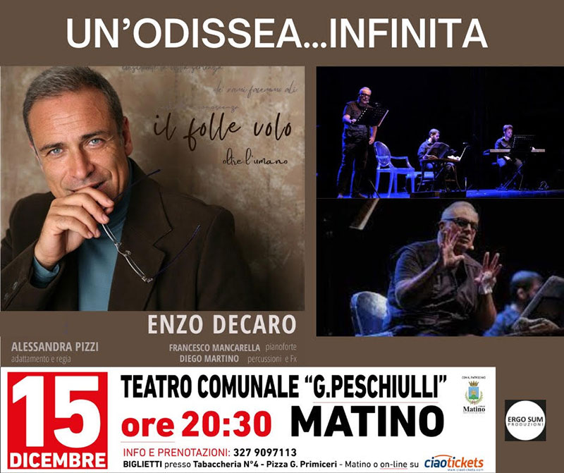 Enzo Decaro apre la prima parte della Stagione Teatrale del Teatro ...