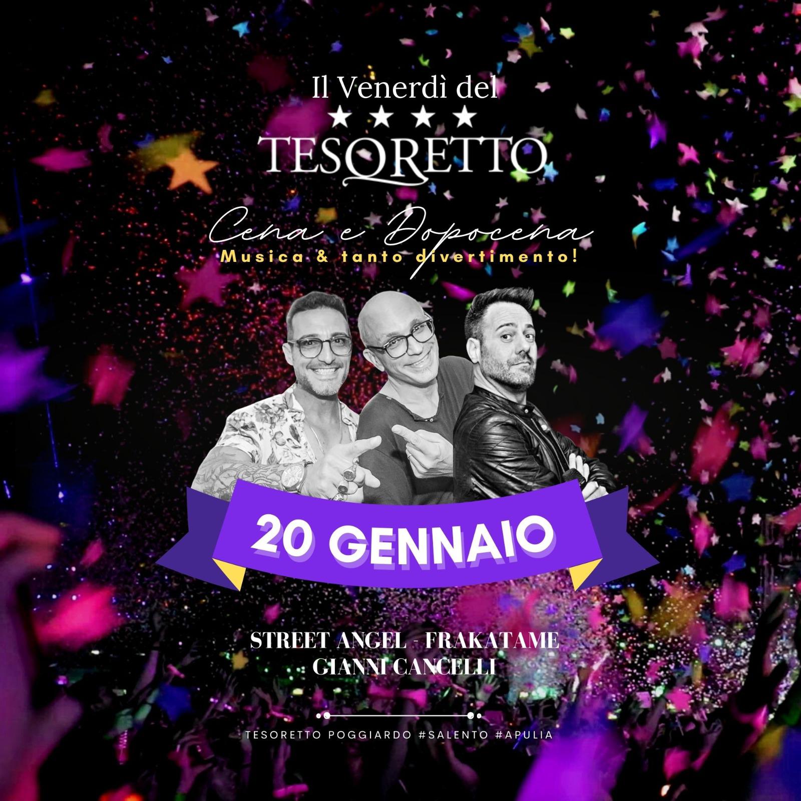 Venerdì al Tesoretto con Angelo Recchia, Gianni Cancelli e Frakatame ...
