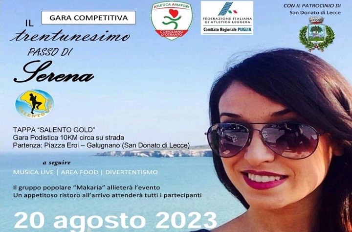 "31esimo passo di Serena": tra 200 podisti trionfano Giovanni Bianco e ...