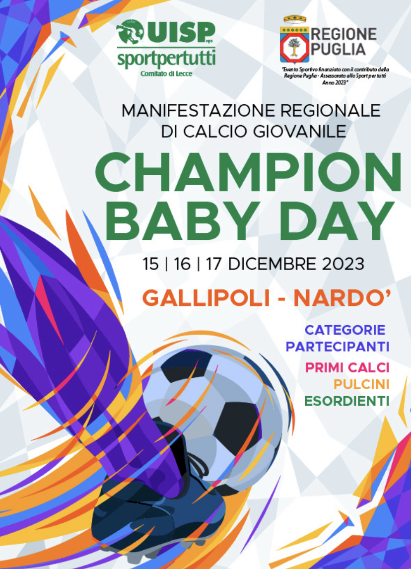 Champion Baby Day edizione 2023 targata Uisp - Corriere Salentino Lecce