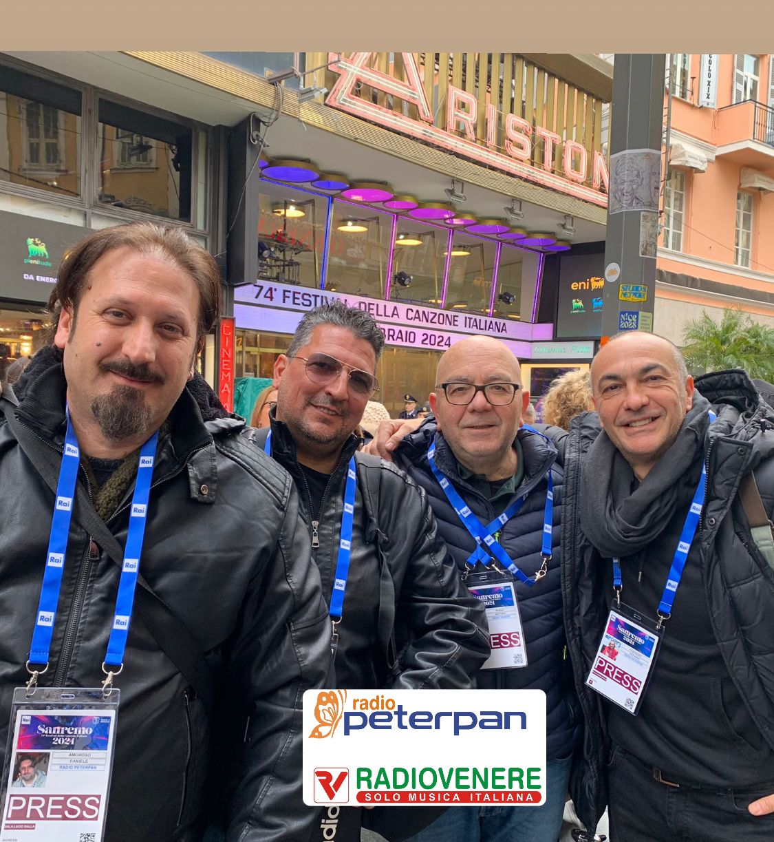 Sanremo 2024: Radio Venere e Radio Peter Pan presenti alla 74ª edizione ...