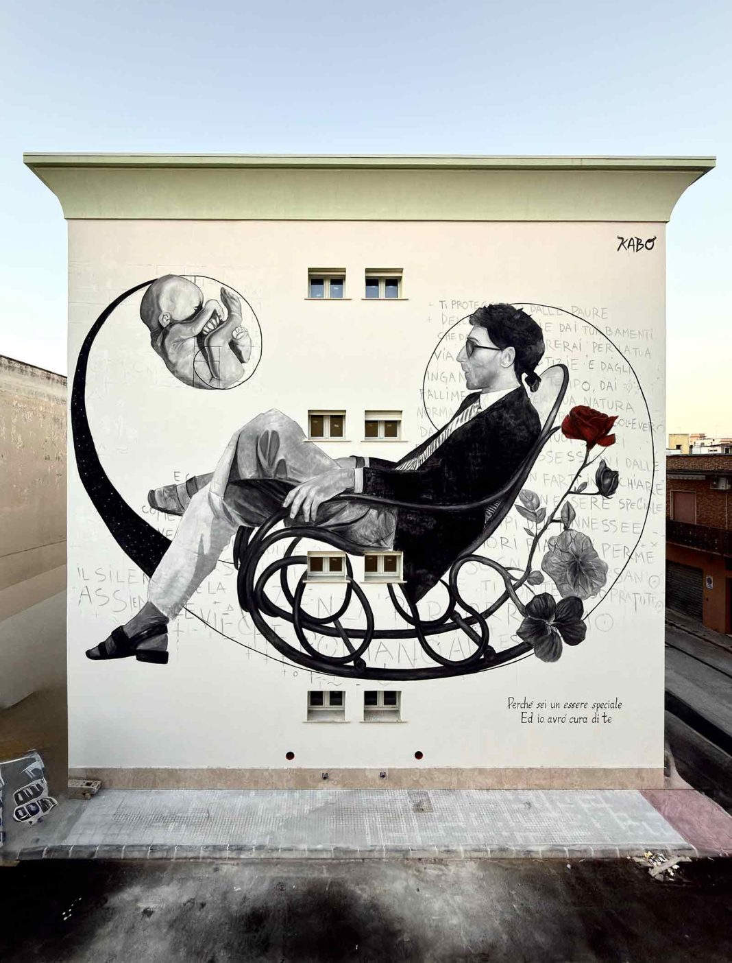 Battiato rivive su una parete della città di Nardò, un'altra meraviglia ...