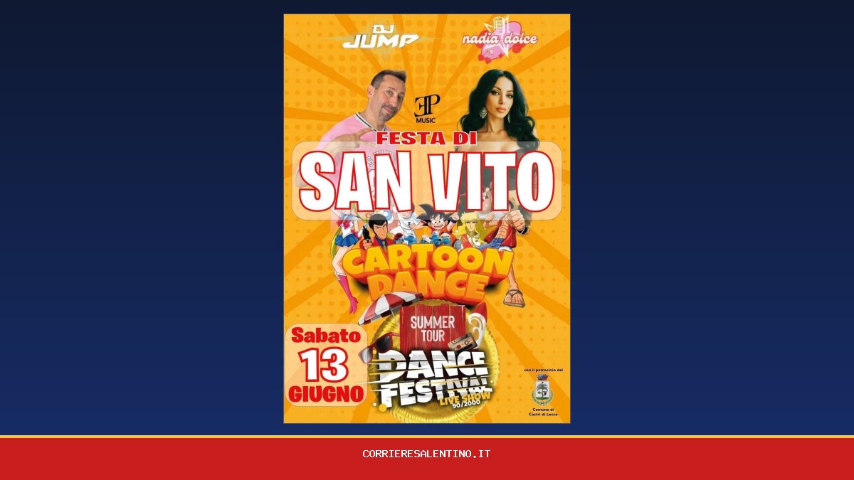 "Cartoon Dance Festival", Dj Jump e Nadia Dolce sul palco della festa ...