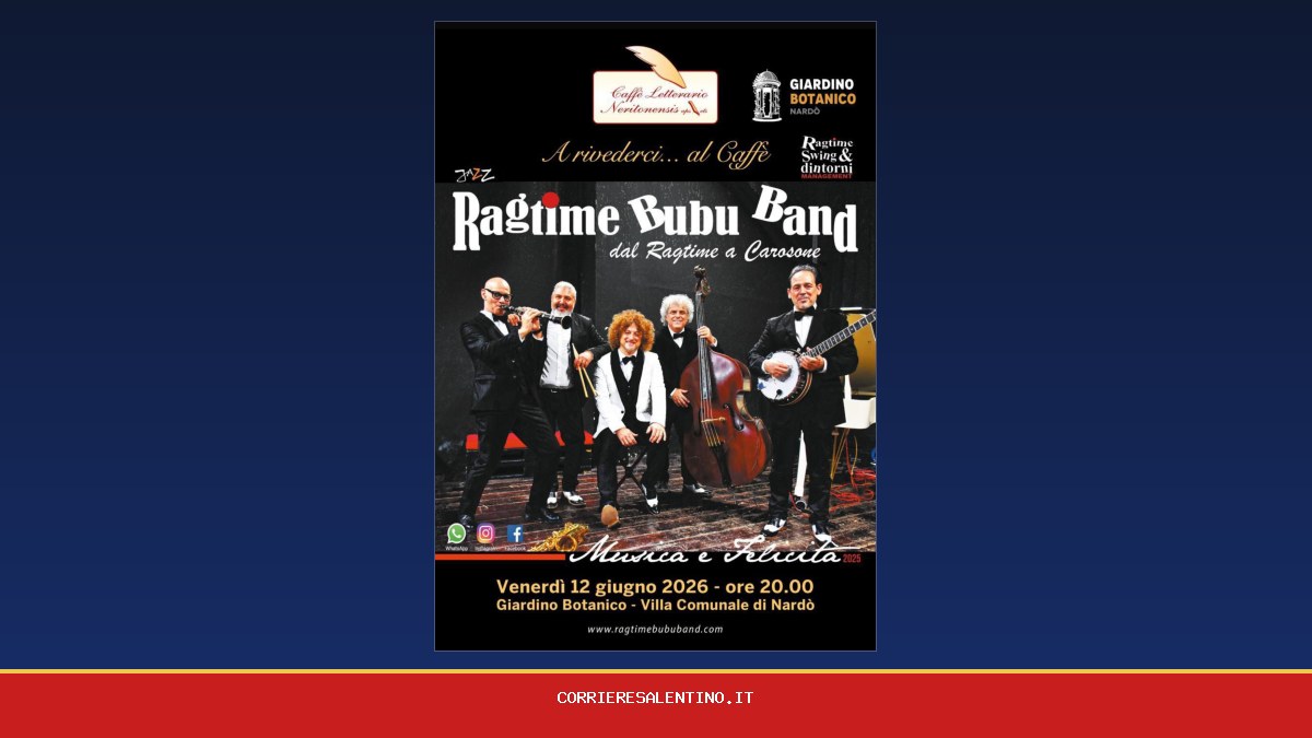 Quando il ragtime racconta la felicità a Nardò - Corriere Salentino Lecce